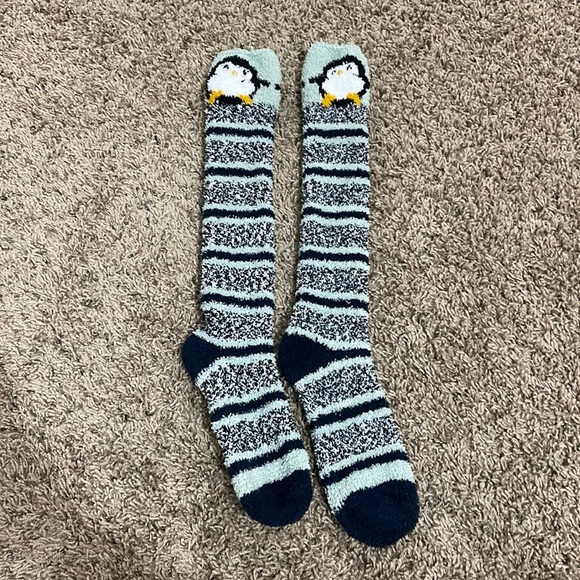 Accessories | Fuzzy Penguin Socks | Poshmark
